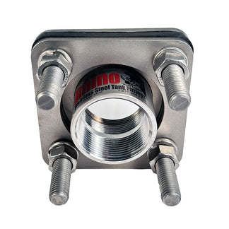 Rhino Stainless Steel Bolted Full Coupling Tank Fittings (FPT x FPT) w
