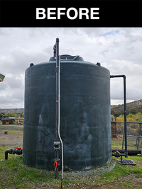 Rhino Poly Tank Galvanized Tank Ladders | Rhino Fittings