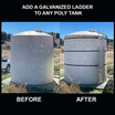 Rhino Poly Tank Galvanized Tank Ladders | Rhino Fittings
