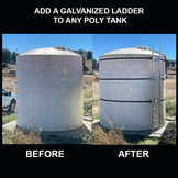 Rhino Poly Tank Galvanized Tank Ladders | Rhino Fittings